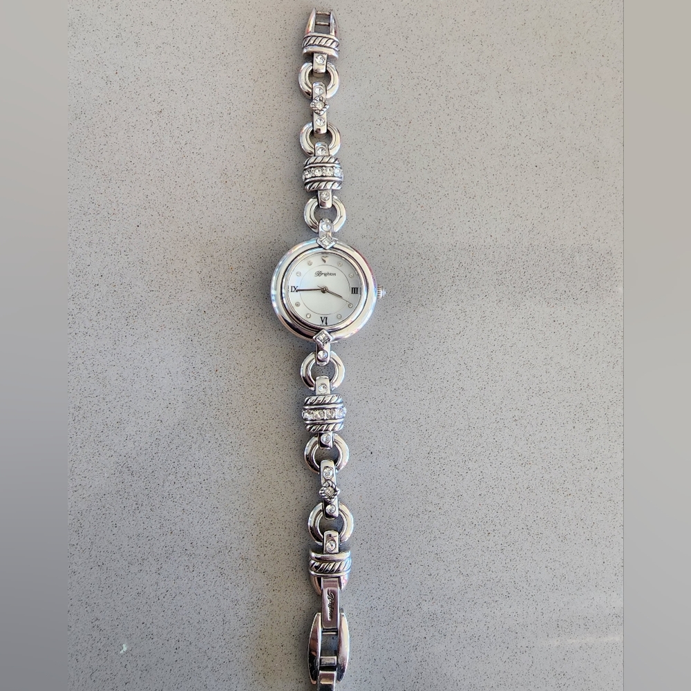 Brighton Concord Silver Watch - Gem